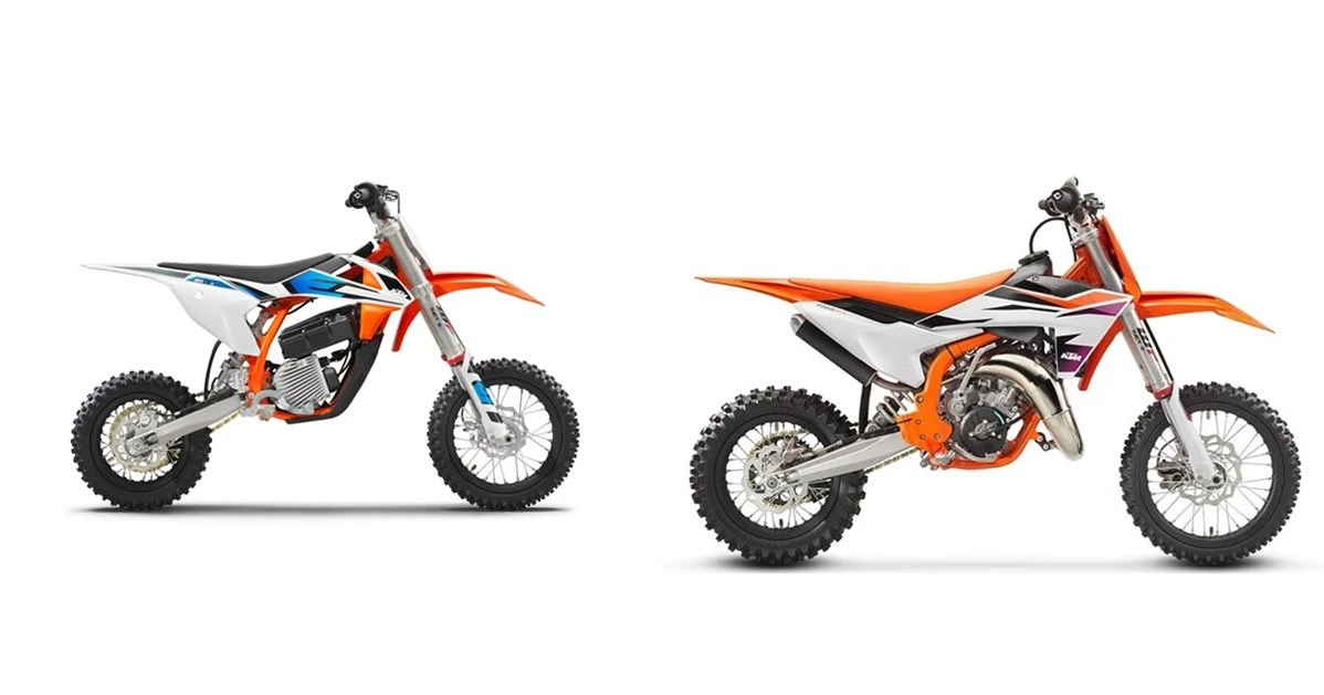 Comparaison des motos KTM SX-E 5 2020 VS. KTM 65 SX 2025