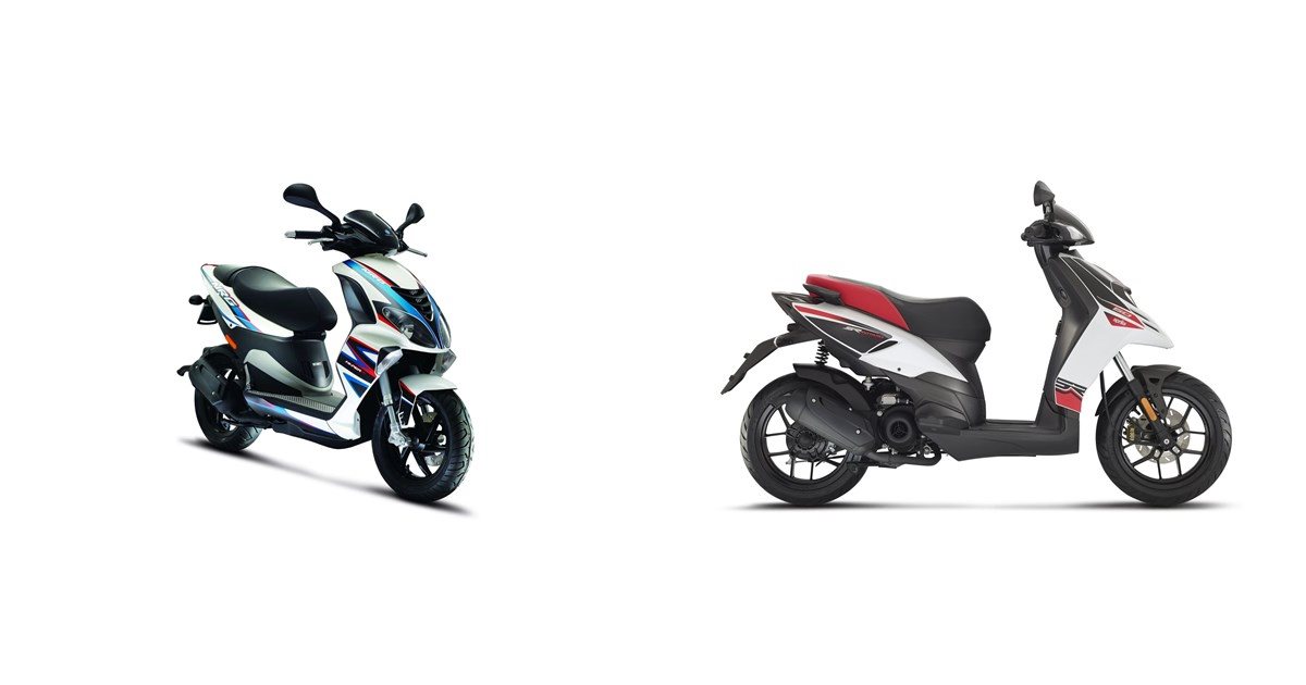 Motorrad Vergleich Piaggio NRG Power 50 DD 2T 2017 vs. Aprilia SR 50 ...