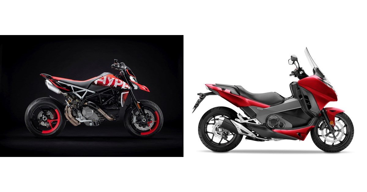 Ducati Hypermotard 950 RVE 2021 vs Honda Integra 2020