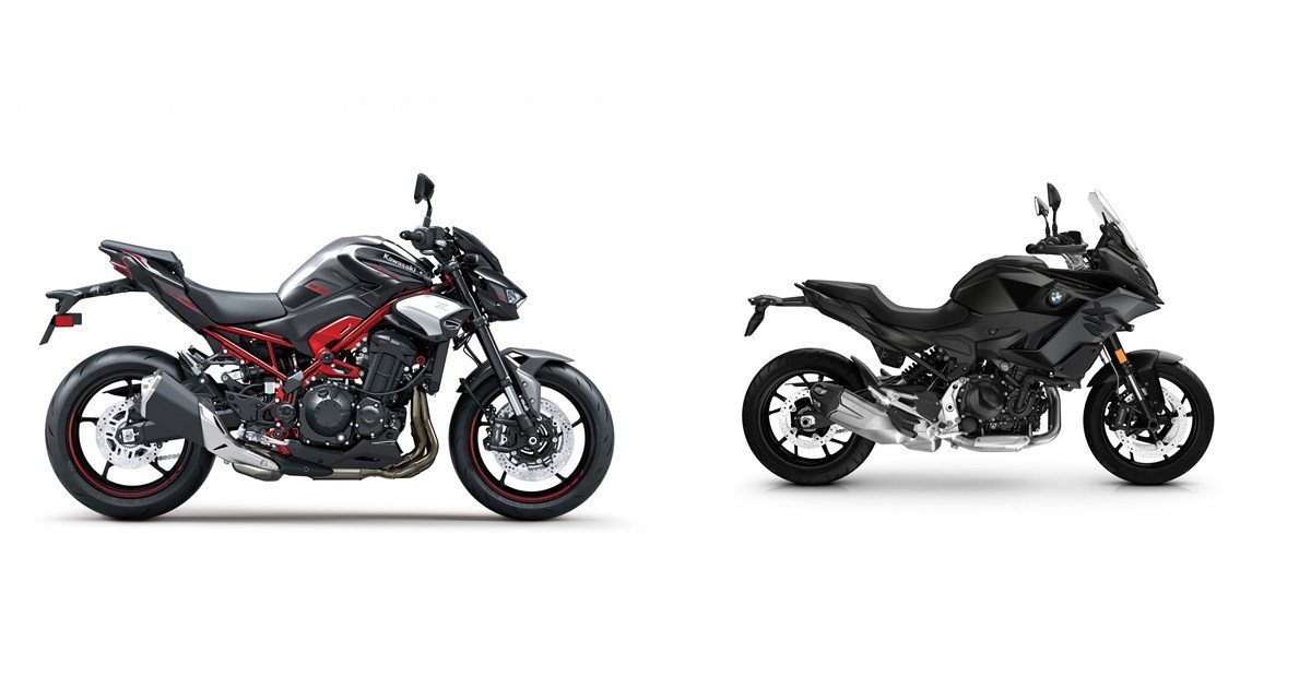 Kawasaki Z900 70kW 2025 vs BMW F 900 XR 2022