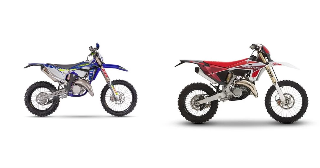 Confronto tra moto Sherco 125 SE Factory 2023 VS. Fantic XE 125 2025