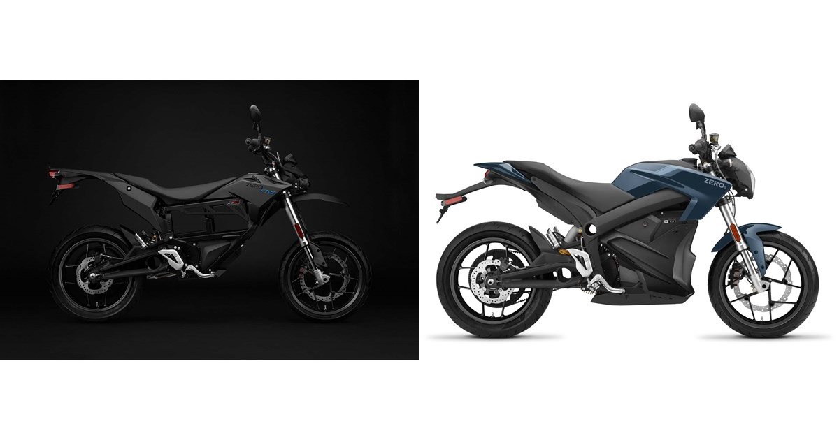 Motorrad Vergleich Zero FXS 2016 vs. Zero S 2020