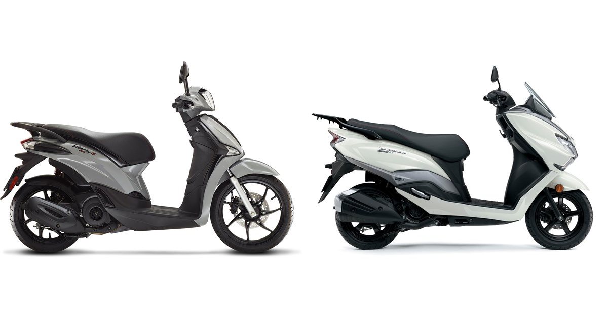Piaggio Liberty 125 S 2024 vs Suzuki Burgman Street 125EX 2025