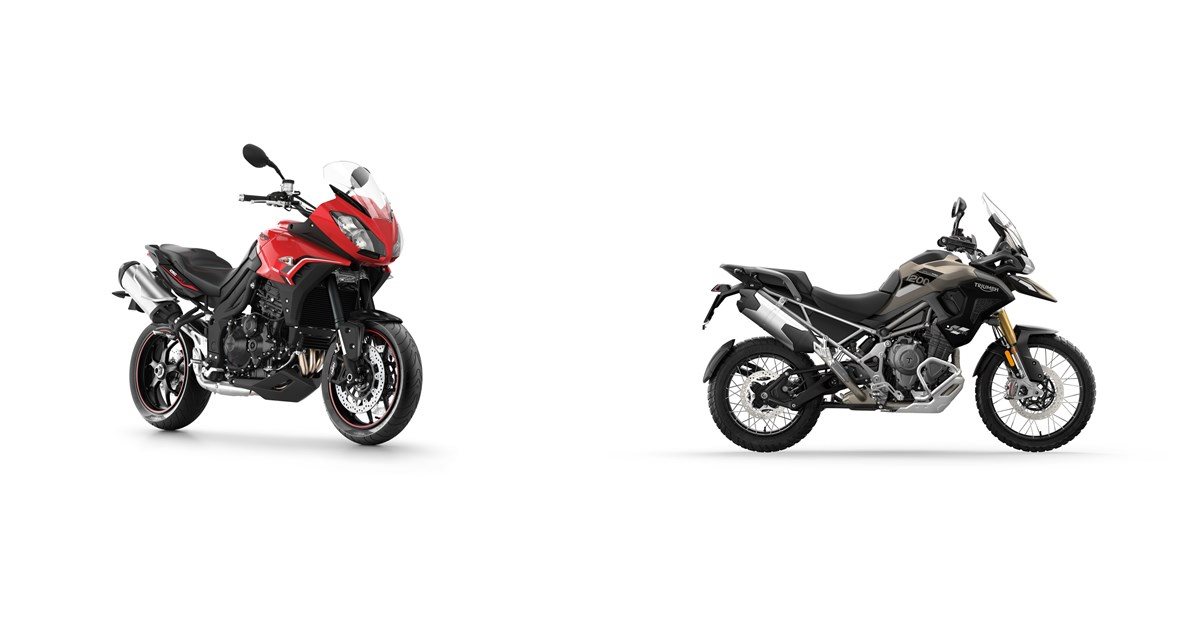 Motorrad Vergleich Triumph Tiger Sport 1050 2014 vs. Triumph Tiger 1200 ...