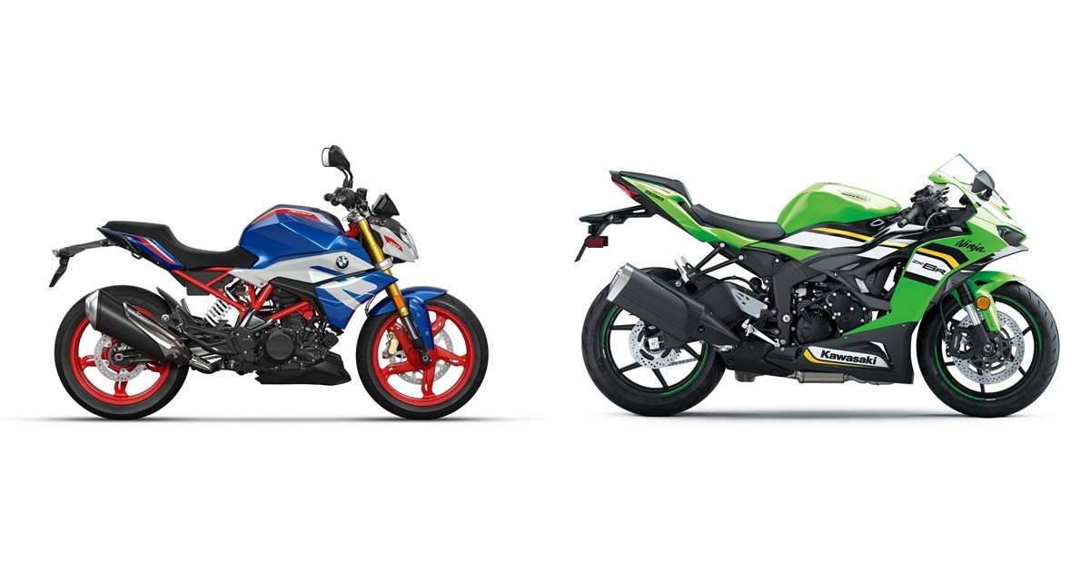 BMW G 310 R 2025 vs Kawasaki Ninja ZX-6R 2025