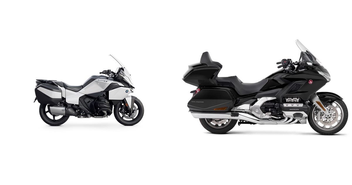 Motorrad Vergleich BMW R 1300 RT 2025 vs. Honda GL 1800 Goldwing Tour ...