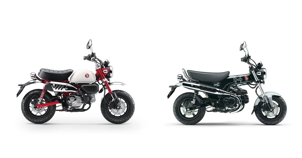 Comparaison des motos Honda Monkey 125 2026 VS. Honda Dax 125 2026