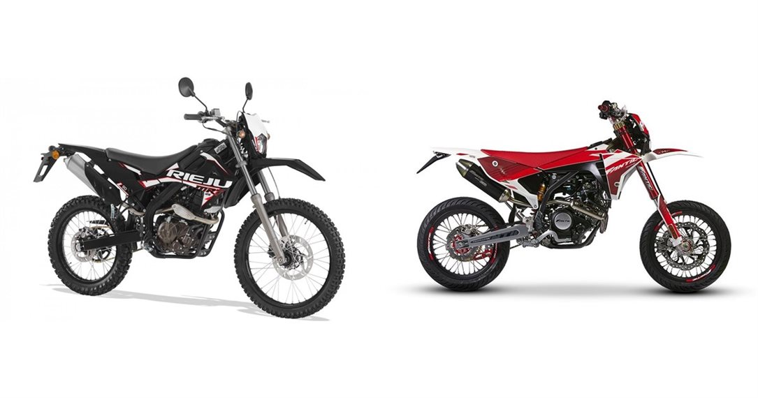 Comparaison des motos Rieju MRT 125 LC 2024 VS. Fantic XMF 125 ...