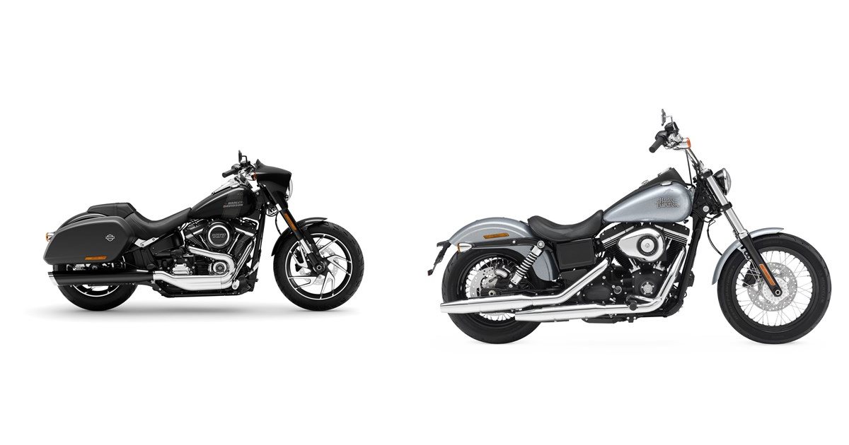 Harley-Davidson Softail Sport Glide FLSB 2024 vs Harley-Davidson Dyna ...