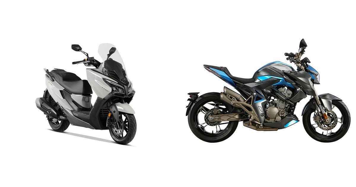 Motorrad Vergleich Kymco X-Town CT 300i ABS 2021 vs. Zontes 310 R 2020