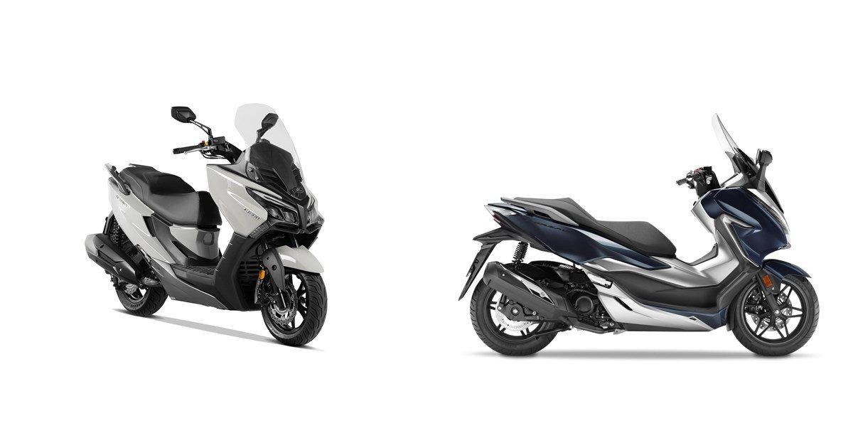 Kymco X-Town CT 300i ABS 2021 vs Honda Forza 300 2019