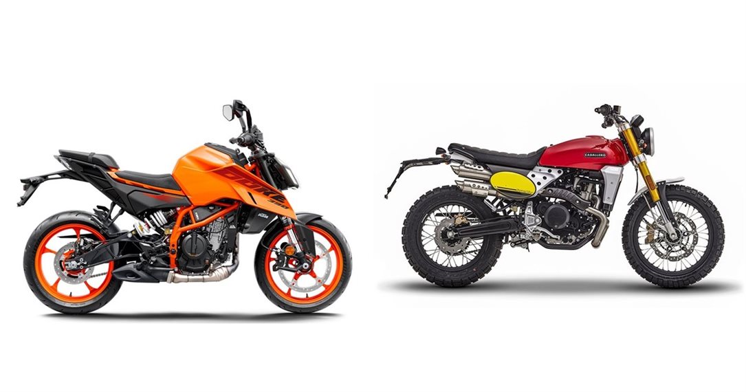 KTM 390 Duke 2025 vs Fantic Caballero Scrambler 500 2025