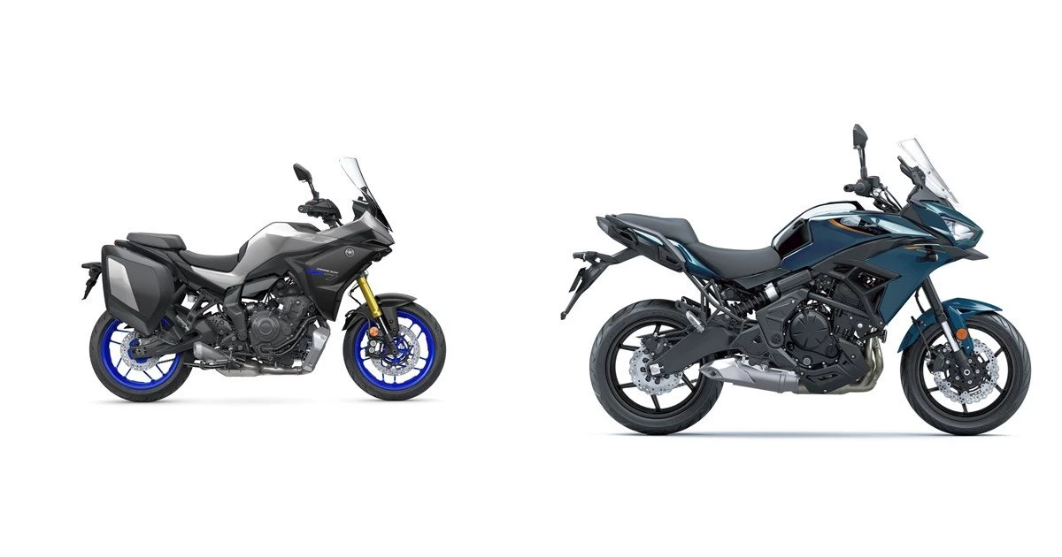 Motorrad Vergleich Yamaha Tracer 7 GT 2026 vs. Kawasaki Versys 650 2026