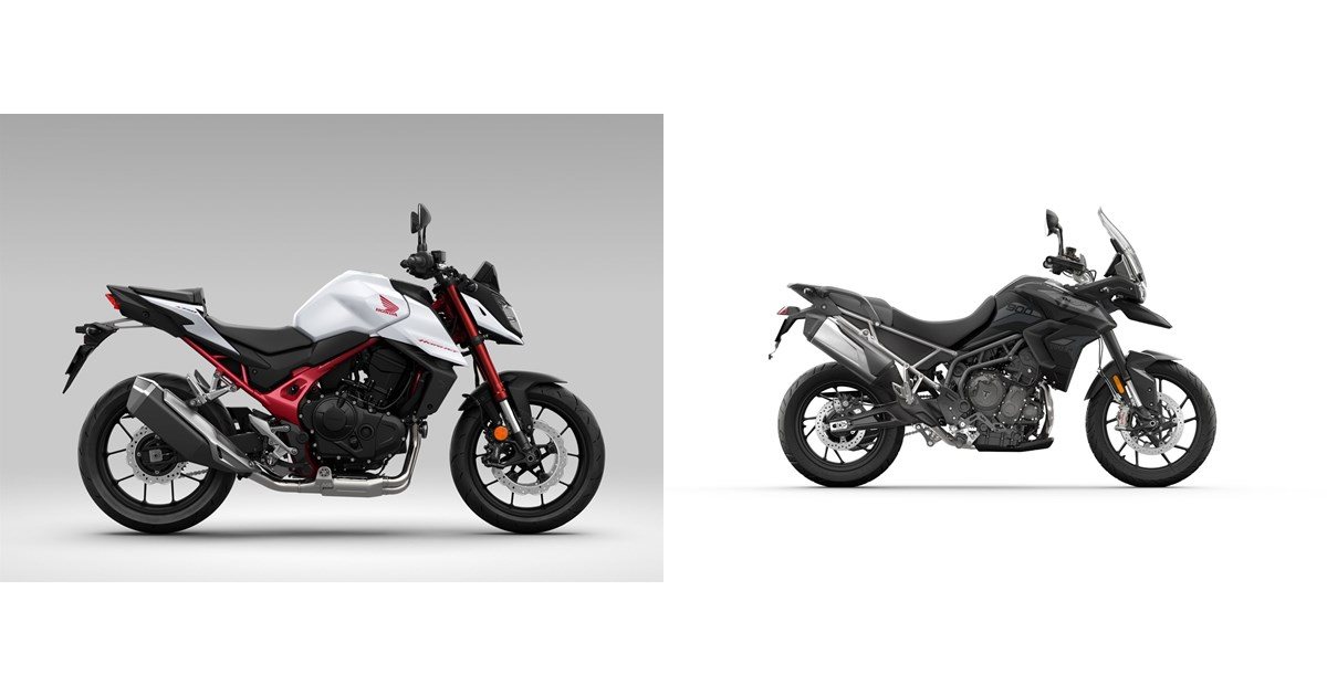 Honda CB750 Hornet 2023 vs Triumph Tiger 900 GT Low 2022