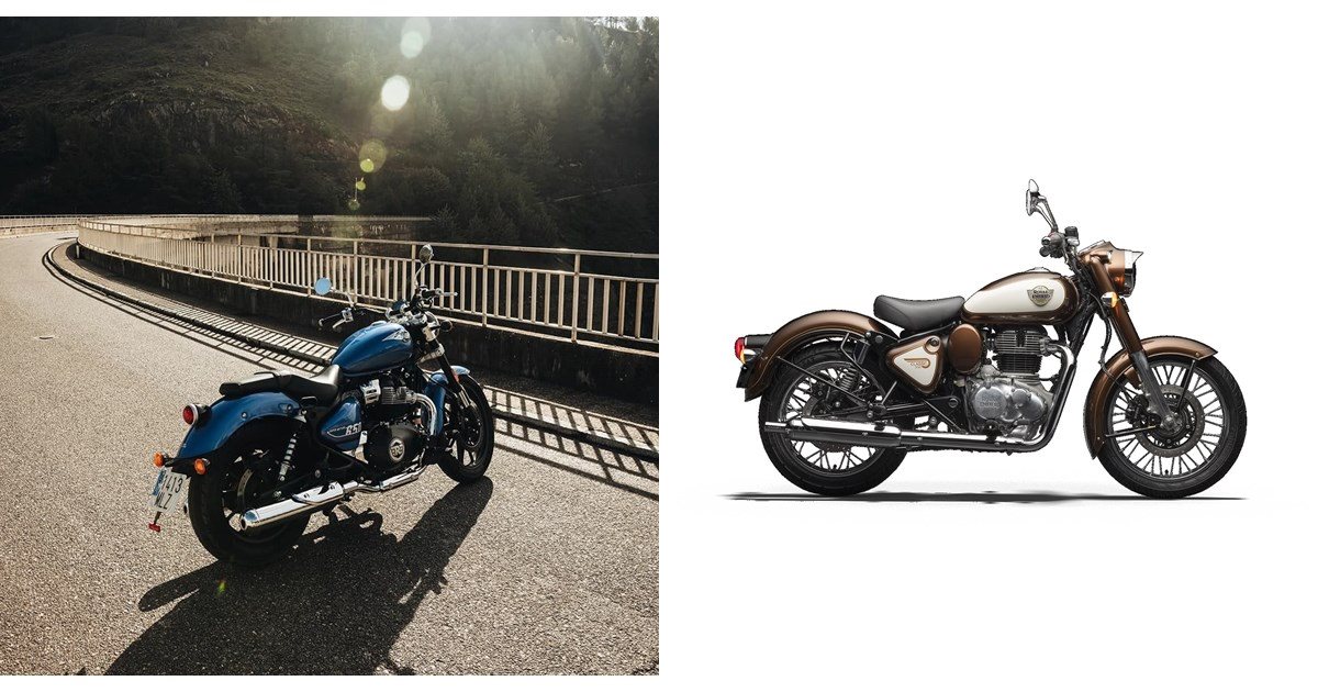 Royal Enfield Super Meteor 650 2025 vs Royal Enfield Classic 350 2025