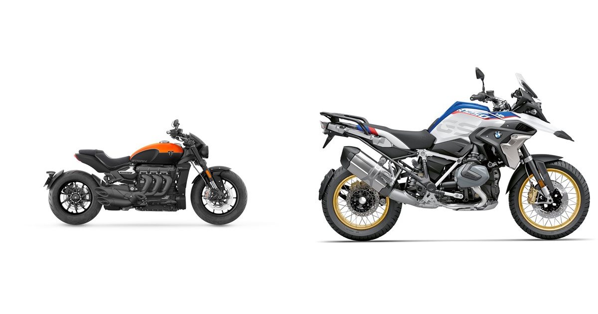 Triumph Rocket 3 Storm R 2025 vs BMW R 1250 GS 2022