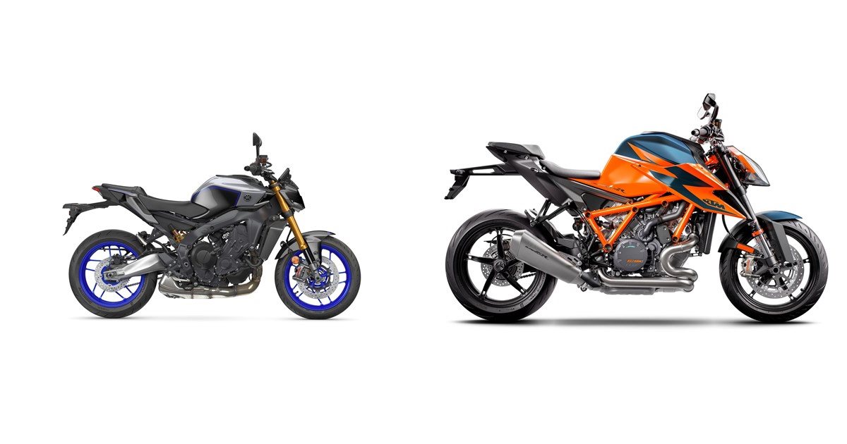 Yamaha MT-09 SP 2024 vs KTM 1290 Super Duke R 2020