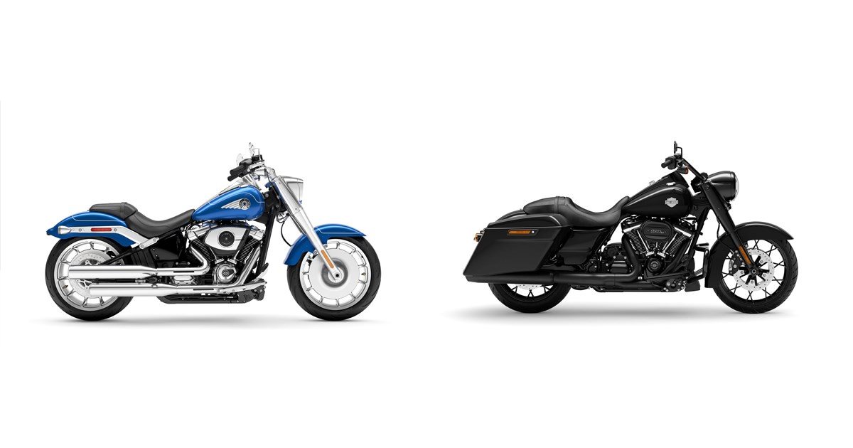Harley-Davidson Fat Boy 117 2025 vs Harley-Davidson Touring Road King ...
