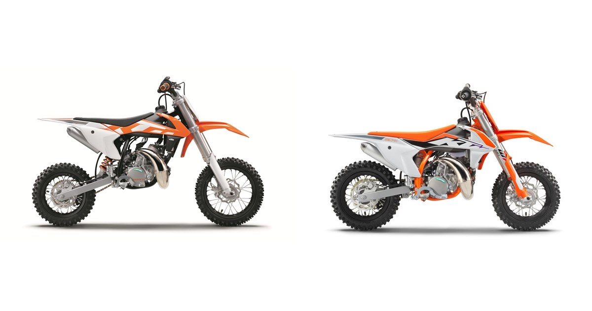 KTM 50 SX 2016 vs KTM 50 SX Mini 2023