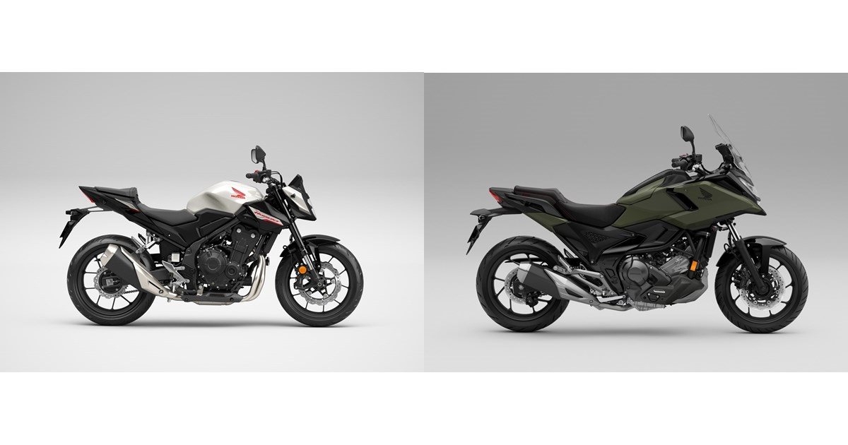 Honda CB500 Hornet 2024 vs Honda NC750X DCT 2025