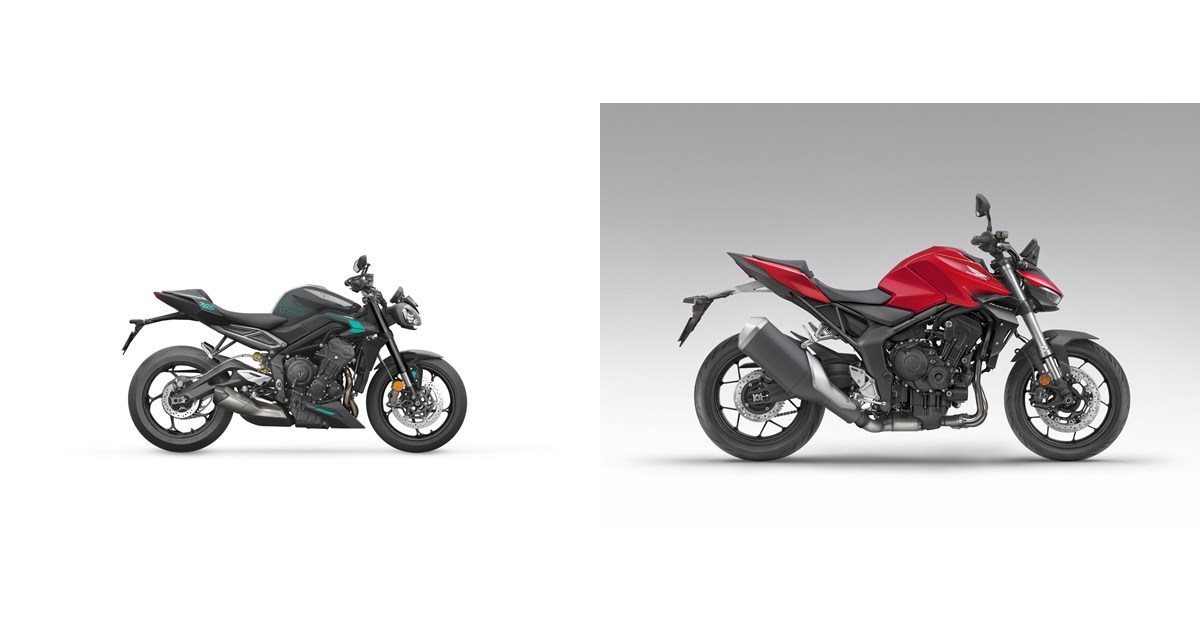 Triumph Street Triple 765 RS 2025 vs Honda CB1000 Hornet 2025