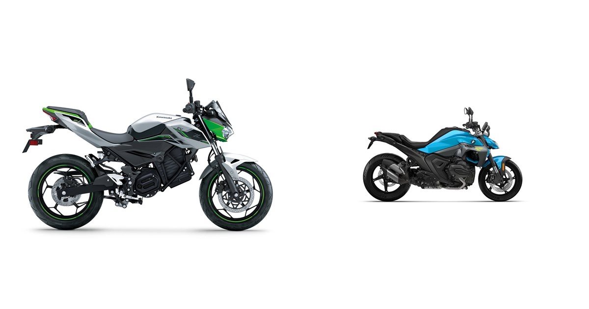 Kawasaki Z e-1 2025 vs BMW R 1300 R 2025
