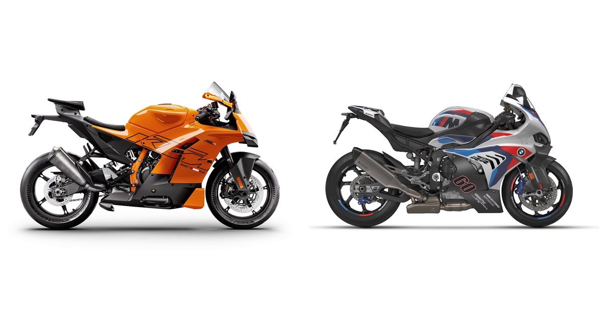 Motorrad Vergleich KTM 990 RC R 2026 vs. BMW M 1000 RR 2025