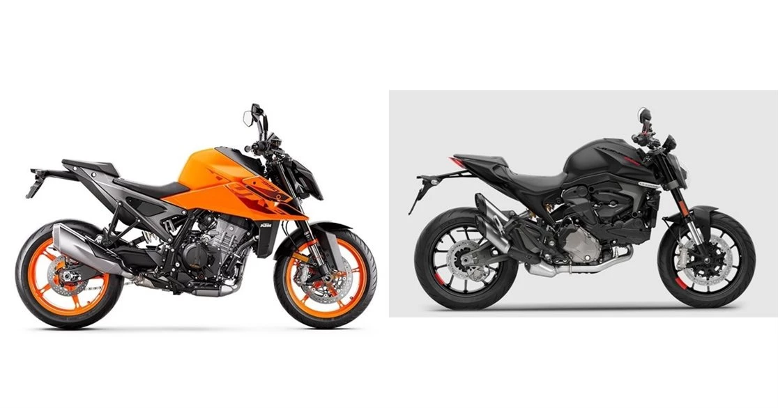 KTM 990 Duke 2026 vs Ducati Monster 2023