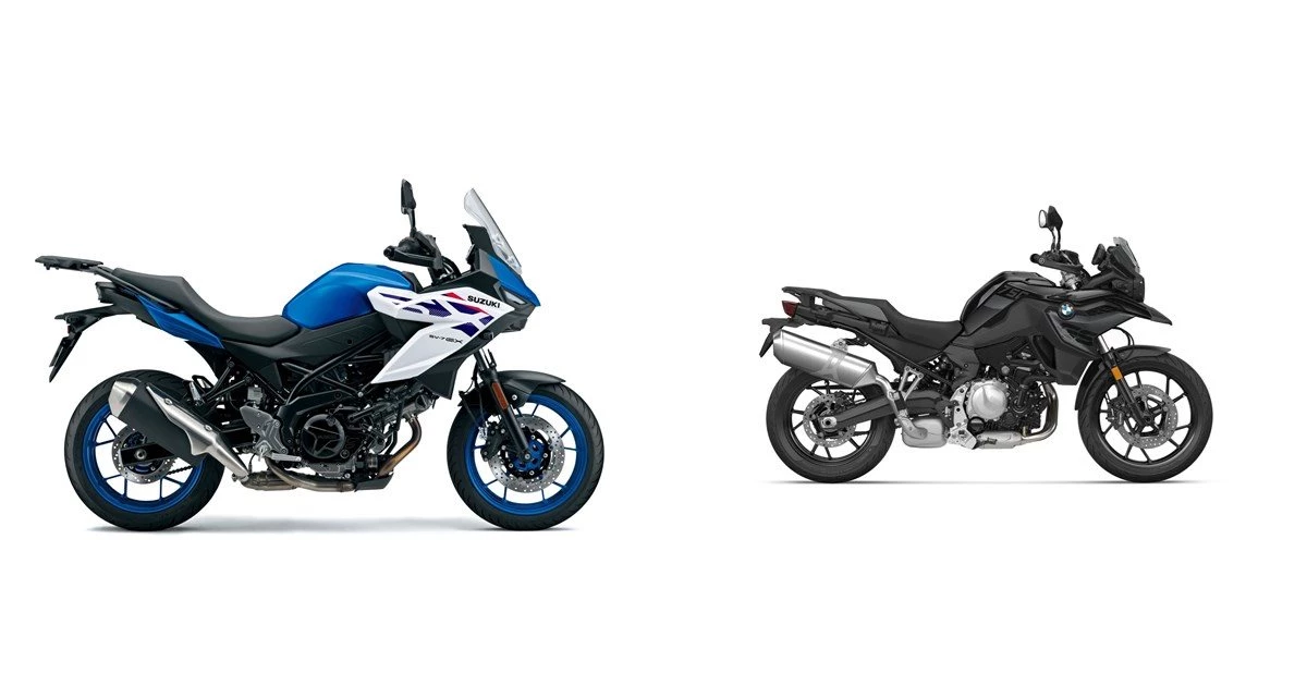 Motorrad Vergleich Suzuki SV-7GX 2026 vs. BMW F 750 GS 2022