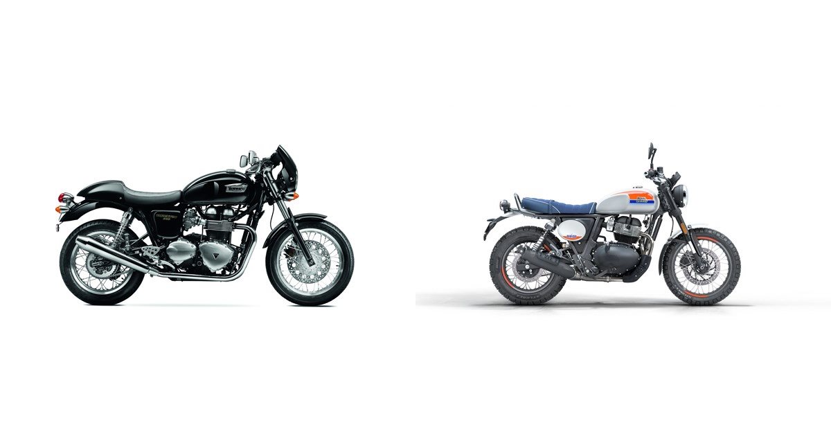 Triumph Thruxton 2014 vs Royal Enfield Bear 650 2025