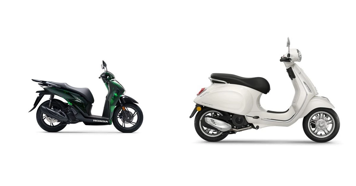 Honda SH125i 2025 vs Vespa Primavera 125 2025