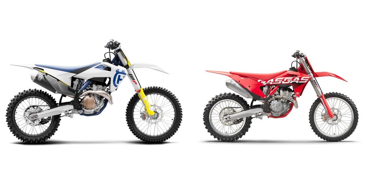 Comparaison des motos Husqvarna FC 350 2020 VS. GASGAS MC 350F 2023