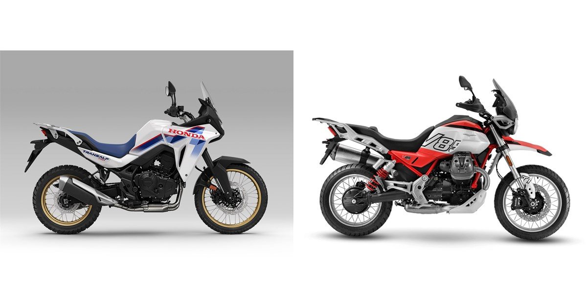 Honda XL750 Transalp 2026 vs Moto Guzzi V85 TT 2025