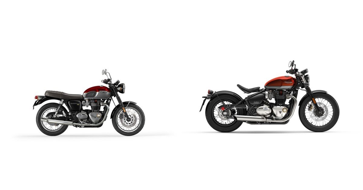 Triumph Bonneville T120 2021 vs Triumph Bonneville Bobber 2019