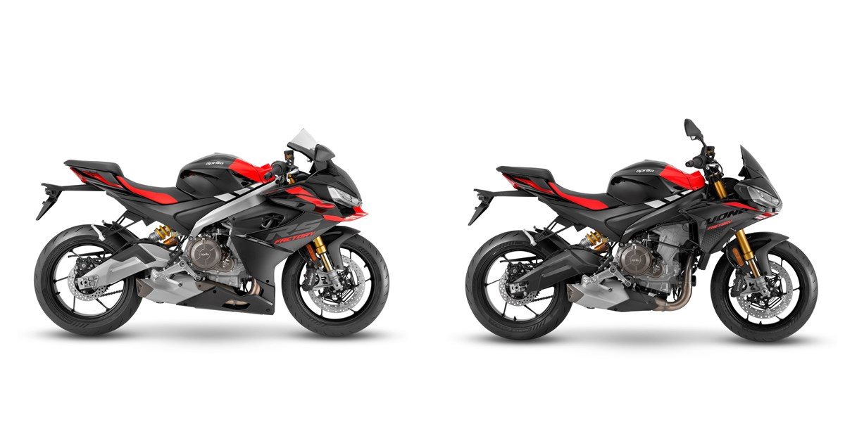 Aprilia RS 660 Factory 2025 vs Aprilia Tuono 660 Factory 2026