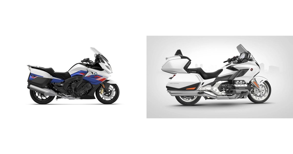 Motorrad Vergleich BMW K 1600 GT 2022 vs. Honda GL 1800 Goldwing Tour 2023