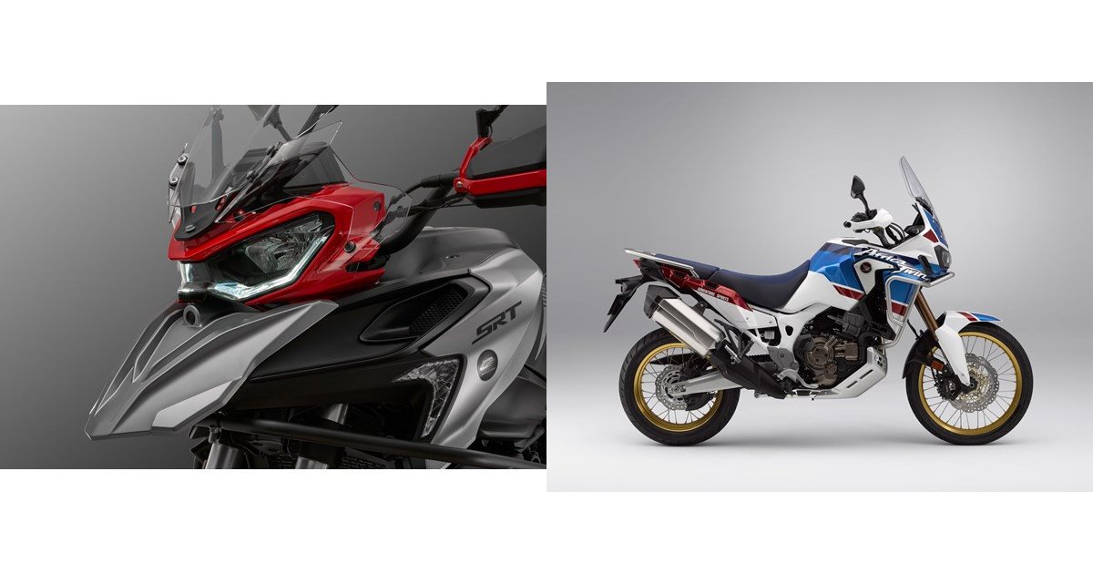 QJ Motor SRT 900 SX 2026 vs Honda CRF1000L Africa Twin Adventure Sports ...