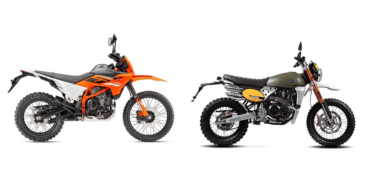 KTM 390 Enduro R 2026 vs Fantic Caballero Rally 500 2020