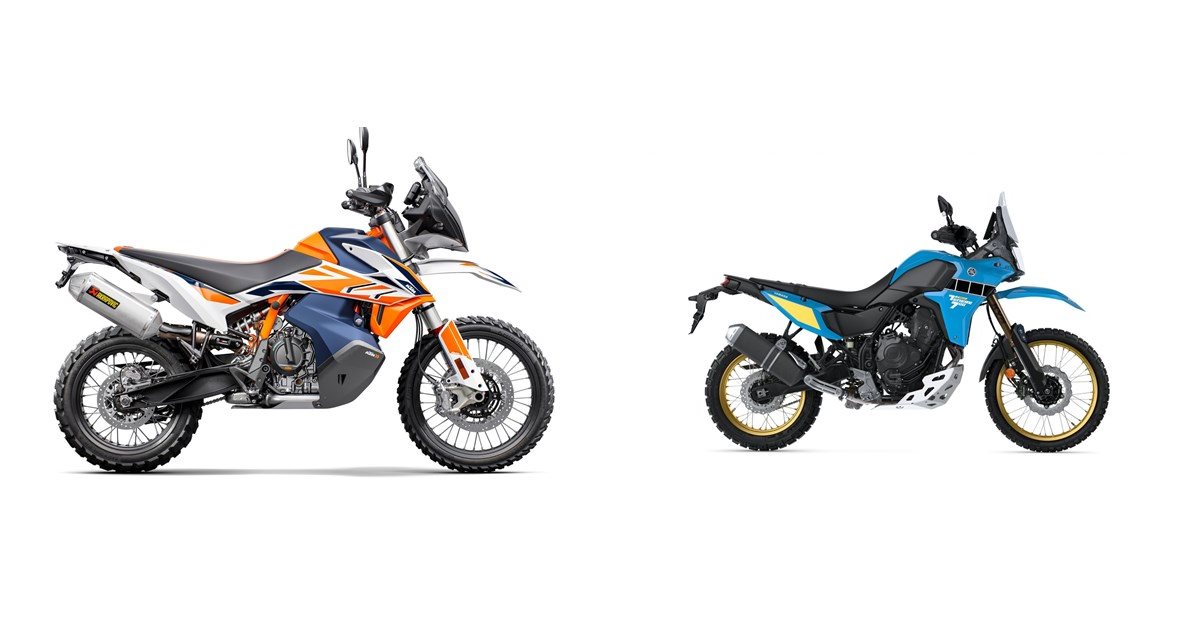 KTM 790 Adventure R Rally 2020 vs Yamaha Tenere 700 Rally 2025