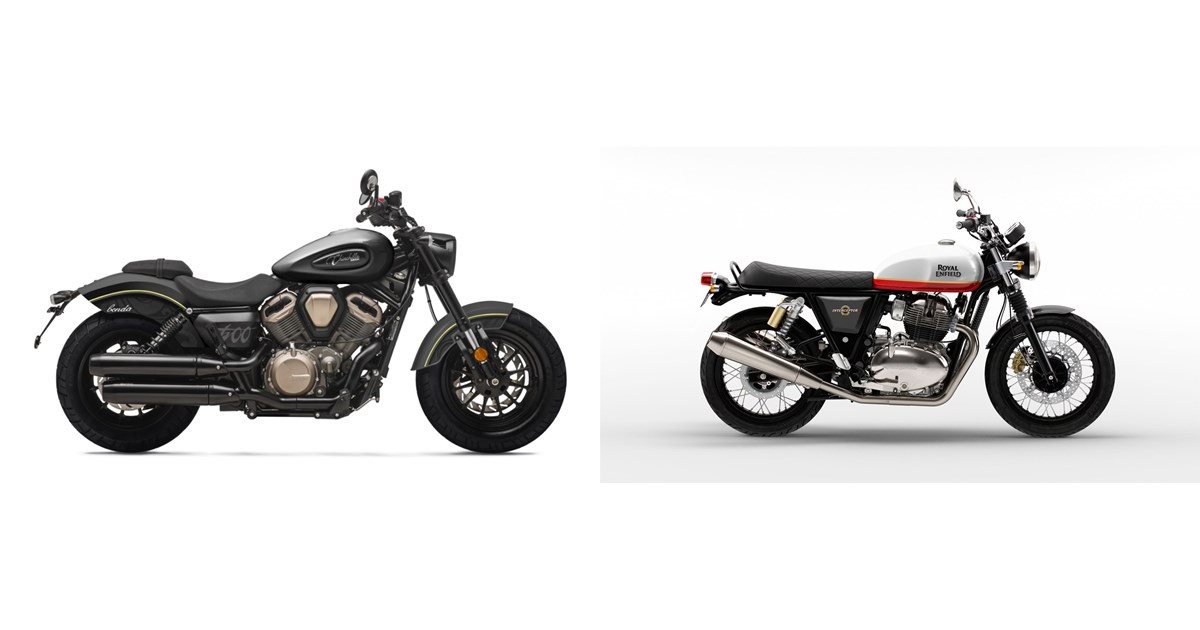 Motorrad Vergleich Benda Chinchilla 500 2025 vs. Royal Enfield ...