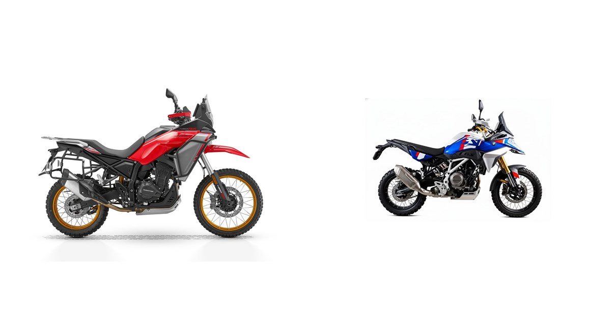 Motorrad Vergleich QJ Motor SRT 450 RX 2026 vs. BMW F 450 GS 2026