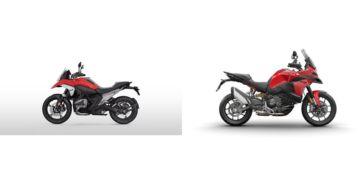 Motorrad Vergleich BMW R 1300 GS 2026 vs. Ducati Multistrada V2 S 2025