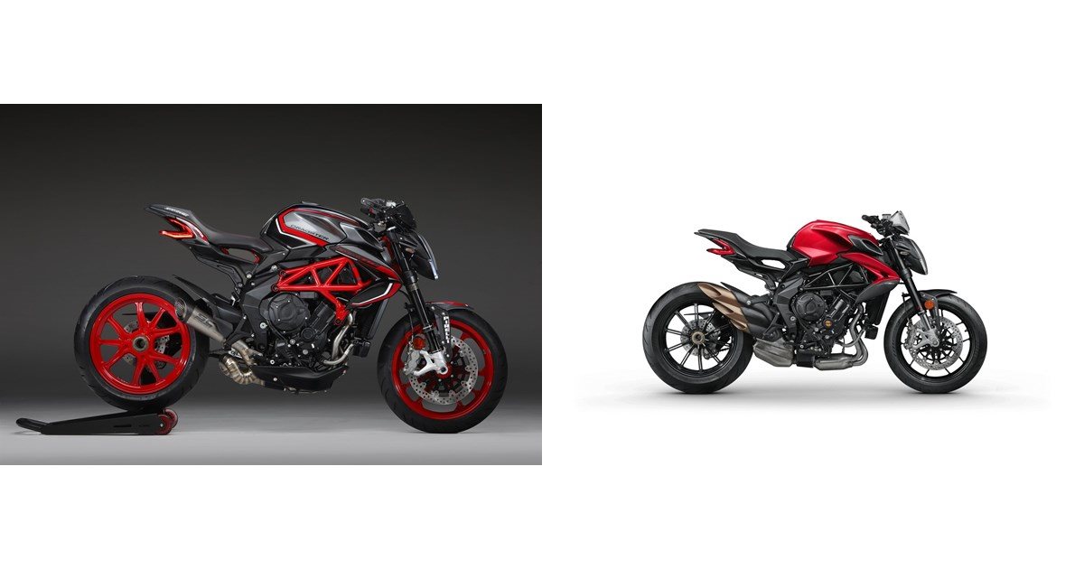 MV Agusta Dragster 800 RC 2020 vs MV Agusta Dragster 800 R 2025