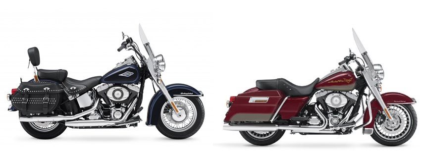 Motorrad Vergleich Harley-Davidson Softail Heritage Classic FLSTC 2014 ...