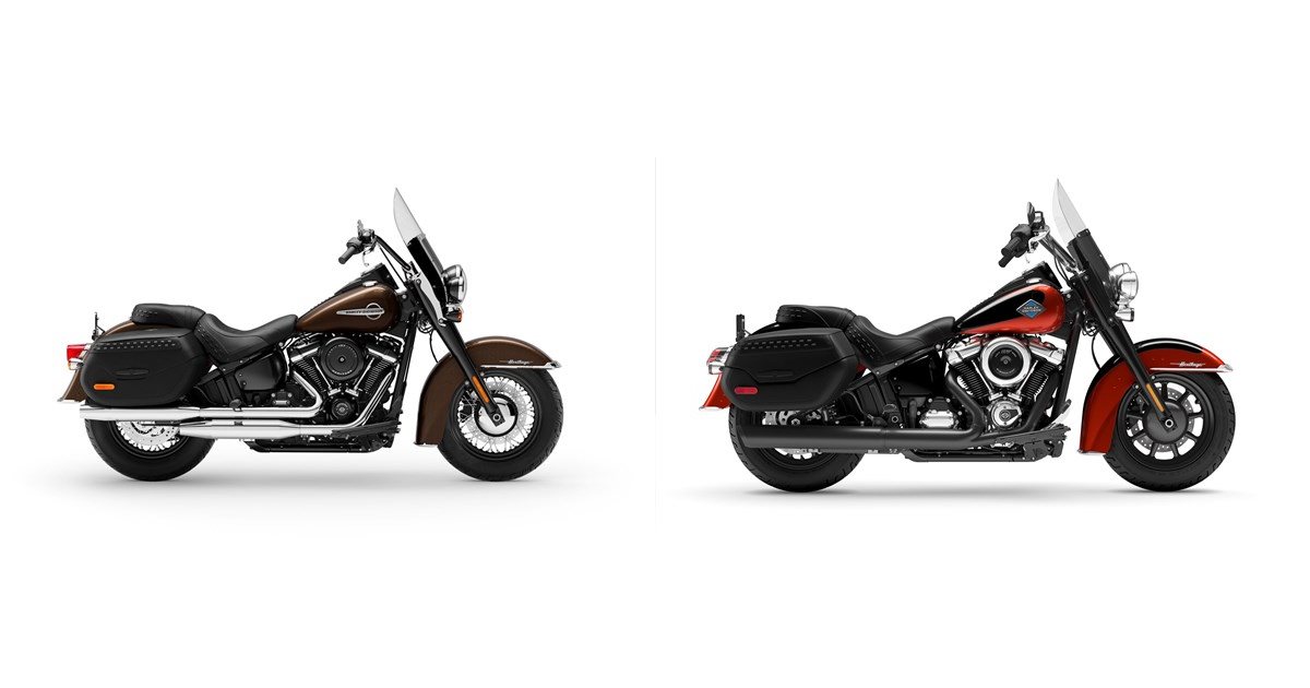 Harley-Davidson Softail Heritage Classic FLHC 2020 vs Harley-Davidson ...