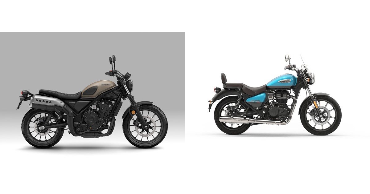 Motorrad Vergleich Honda CL500 2026 vs. Royal Enfield Meteor 350 ...