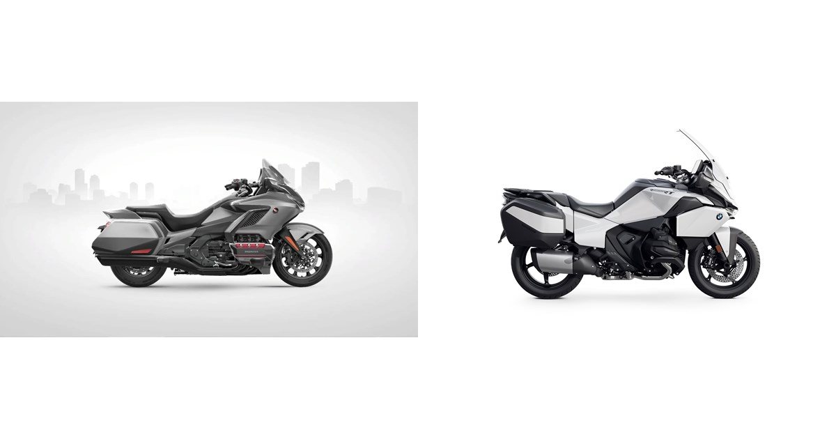 Motorrad Vergleich Honda GL 1800 Goldwing DCT 2023 vs. BMW R 1300 RT 2025