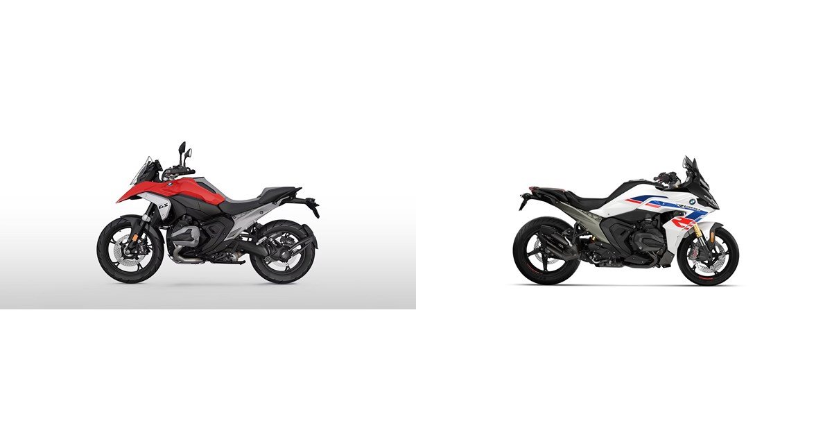 Motorrad Vergleich BMW R 1300 GS 2026 vs. BMW R 1300 RS 2025