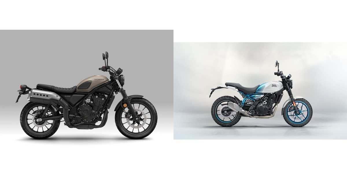 Motorrad Vergleich Honda CL500 2026 vs. Royal Enfield Guerrilla 450 2026