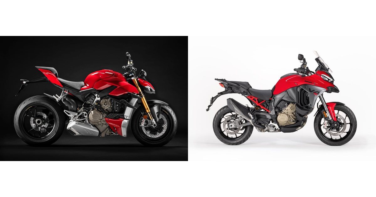 Ducati Streetfighter V4 S 2020 vs Ducati Multistrada V4 S 2025
